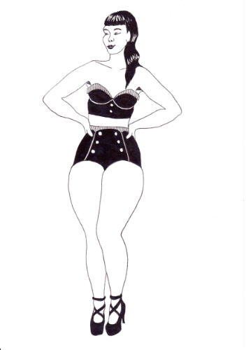 Pin Up Gurlz Amy Stace Illustration